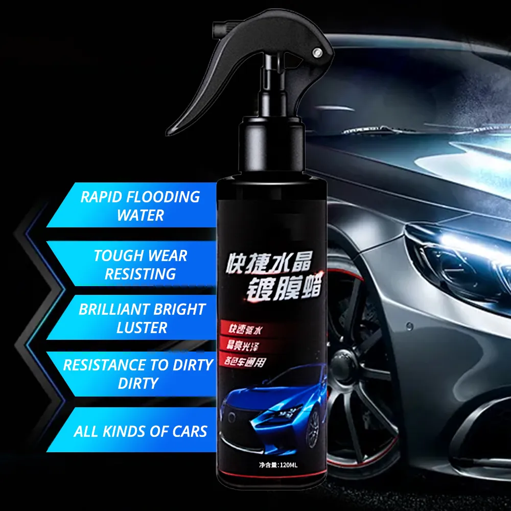 Ceramic Coating Crystal Plating Spray Sealant - Nano Hydrophobic ...