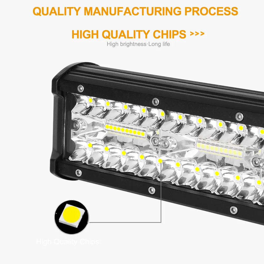 DHgate.com:7/12/20Pcs 120W LED Light Bar, 24000LM Off-Road Work Lights ...