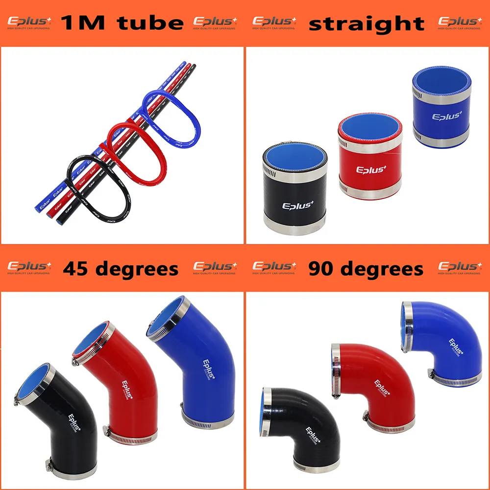 Silicone Braided Hose Turbo Mechanical Plumbing Connecting Red Multi ...