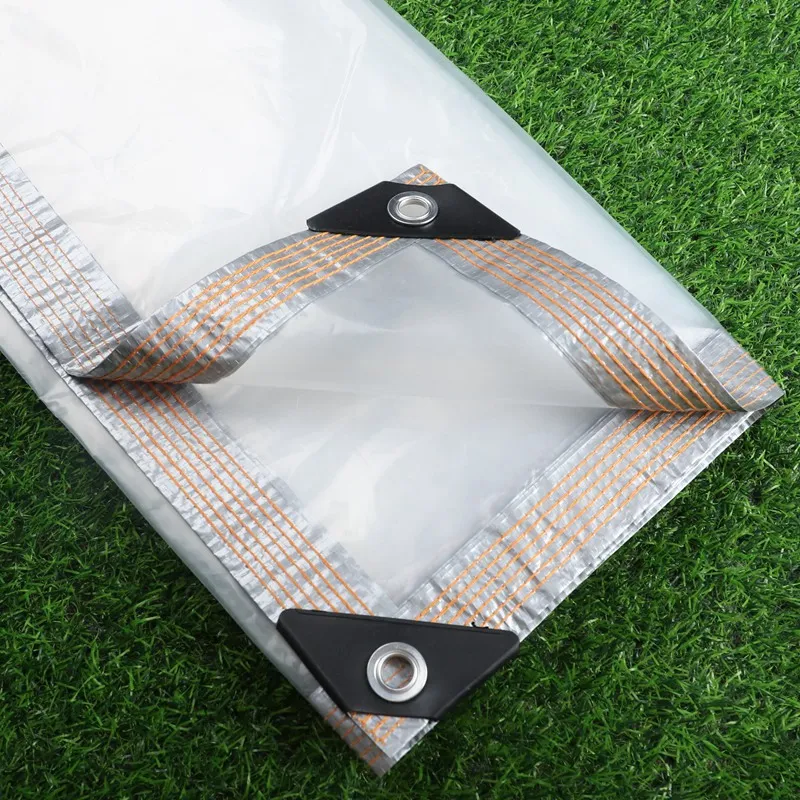 Premium Rainproof Clear Tarp: Outdoor Canopy, Plant Cover, & Pergola ...
