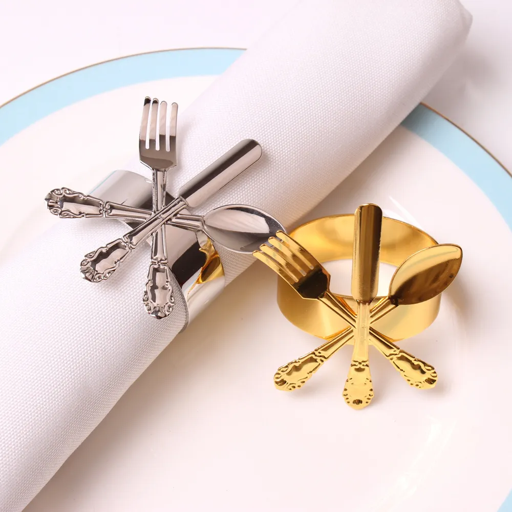 Elegant Napkin Rings Set of 12 - Stylish Cloth Napkin Holders for ...