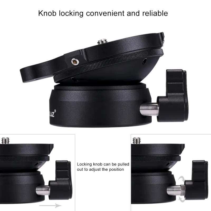Camera Tripod Ball Head: PULUZ Universal 1/4 inch DSLR Dome Leveling ...