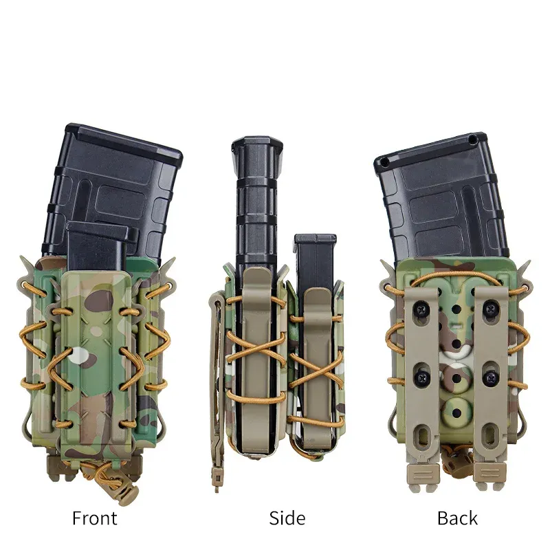 Tactical Molle Magazine Pouch Case with Double Fast Attach Carrier for ...