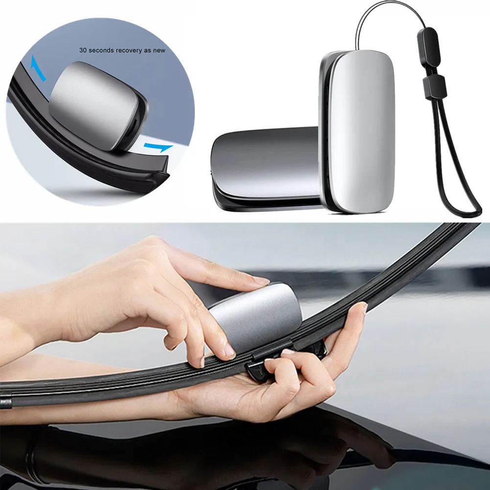 Windshield Wiper Blade Restorer - Auto Glass Cleaning Tool for Clear ...