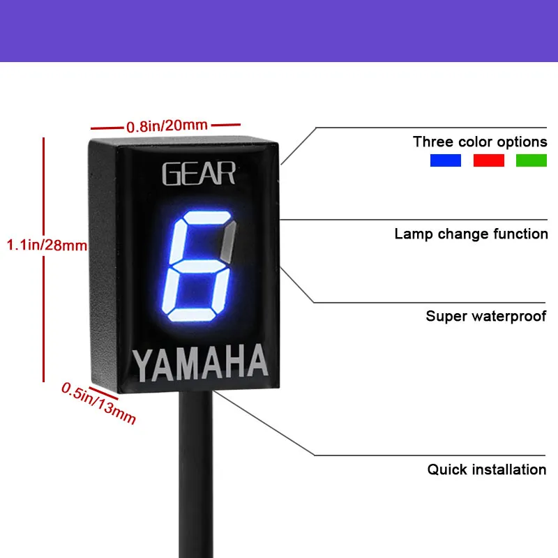 DHgate.com:Yamaha Motorcycle Gear Indicator Real-time Digital Display ...