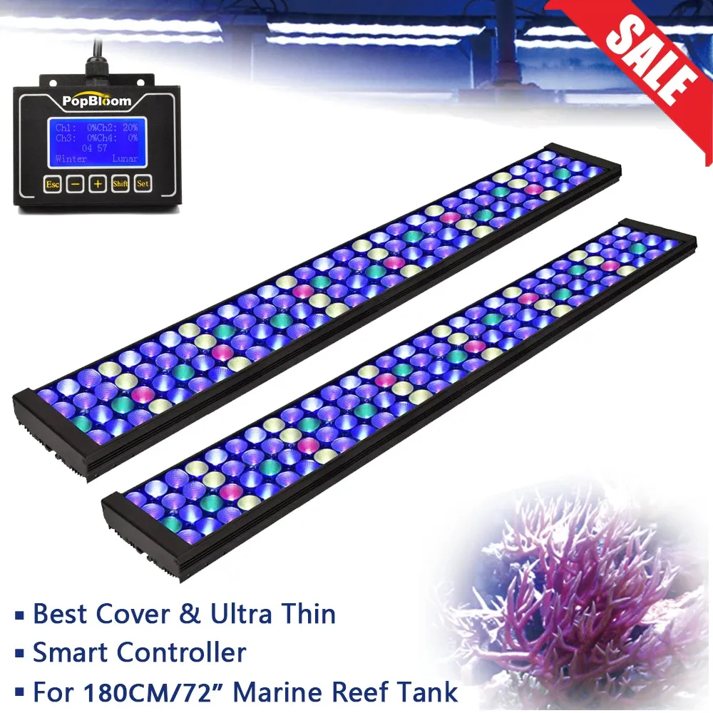 DHgate.com:PopBloom Aquarium Light, Dimmable LED Fish Tank Lighting ...