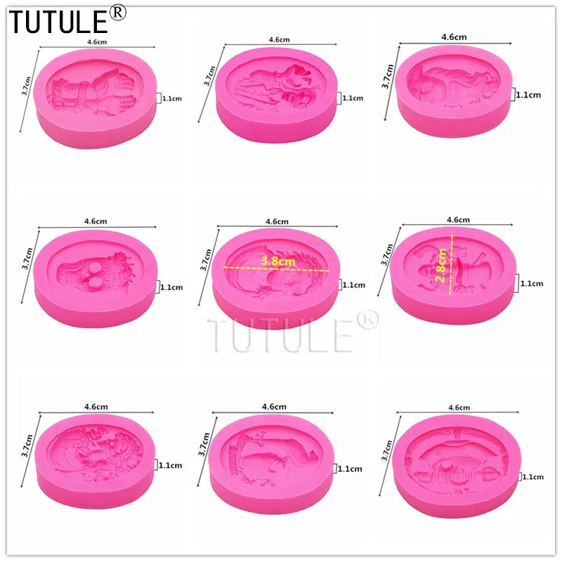 Flexible Fondant & Chocolate Molds - Hand, Head & Pirate Designs ...