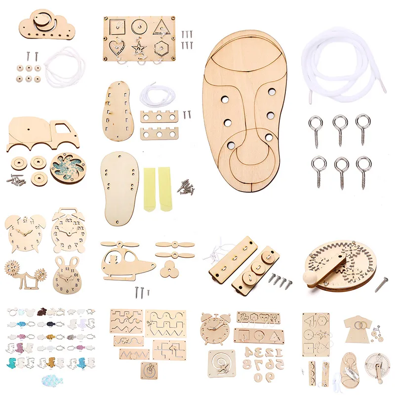 Montessori Sensory Activity Pairing Clock With Cement Tank Truck, Frog ...