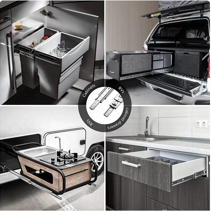 High Load Capacity Heavy Duty Drawer Slide For Kitchen Cabinets At Lowe ...