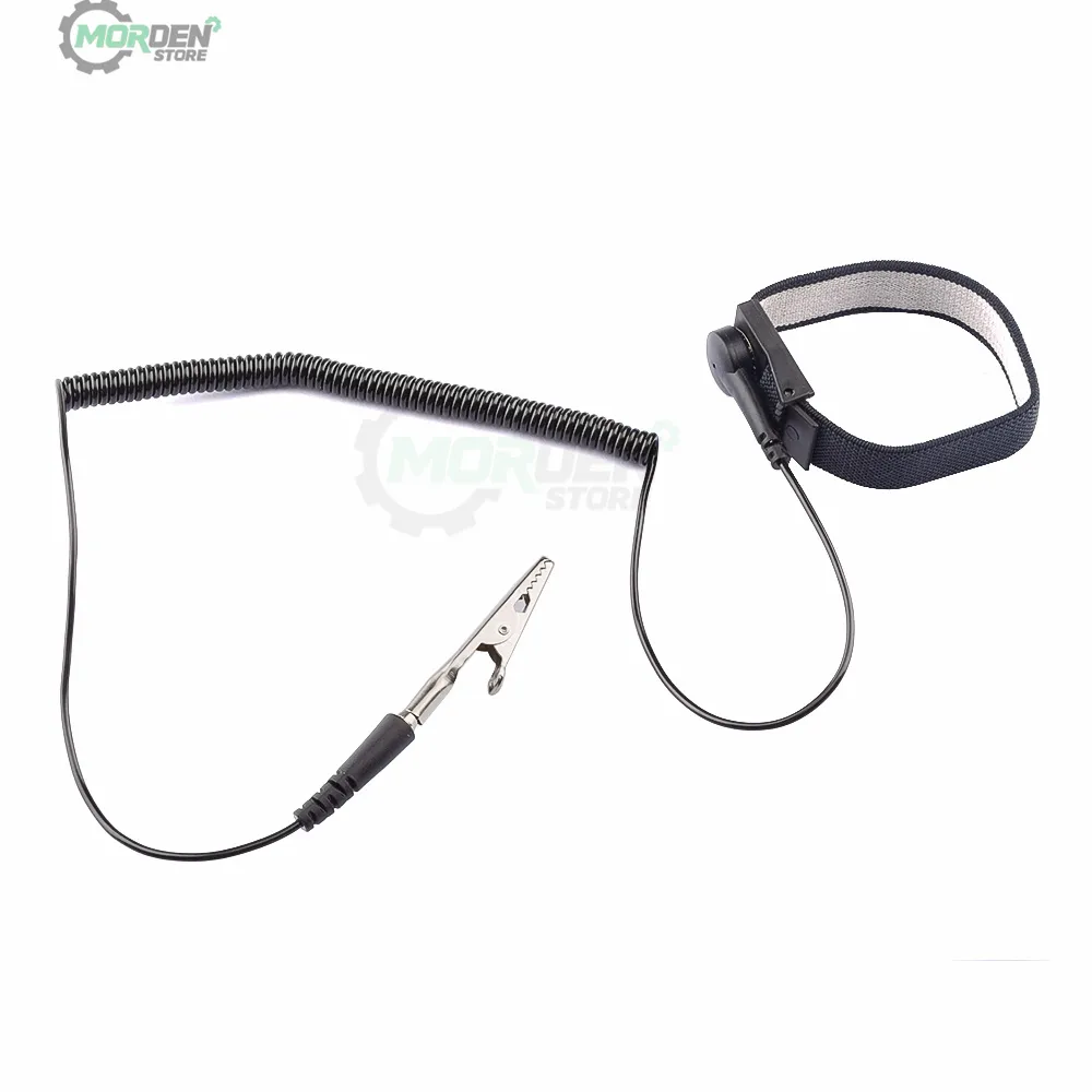 ESD Wrist Strap with Adjustable Elastic Band and Clip for Sensitive ...