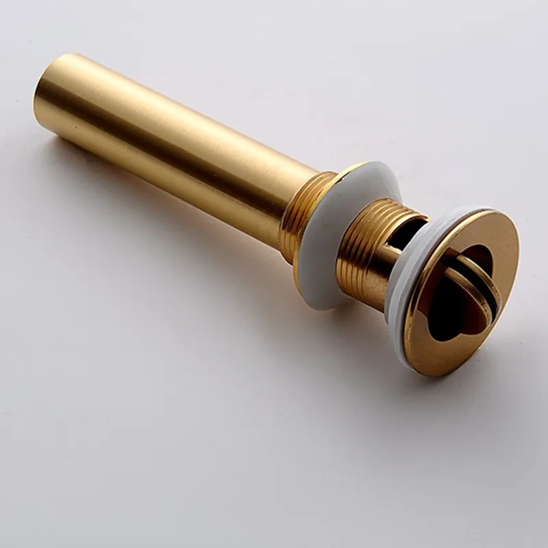 DHgate.com:Luxury Rose Gold/Black Brass Flip Top Basin Sink Drainer ...