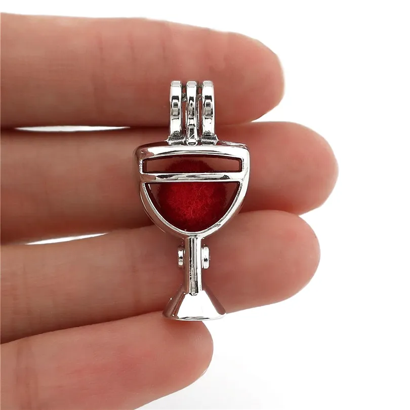 DHgate.com:10Pcs New Trophies Charm Pearl Cage Locket Aromatherapy ...
