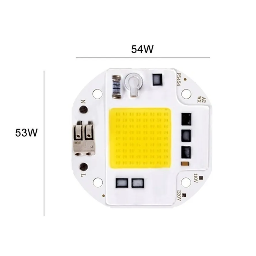 COB LED Chip, 100W/70W/50W, for Spotlight/Floodlight, 220V/110V, Integrated Light Beads ...
