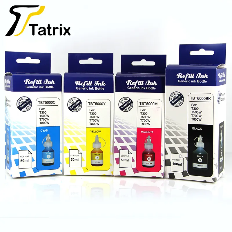 2024 Tatrix Dye Ink Refill Kit: 4 x 100ml Ink Cartridges for Brother ...
