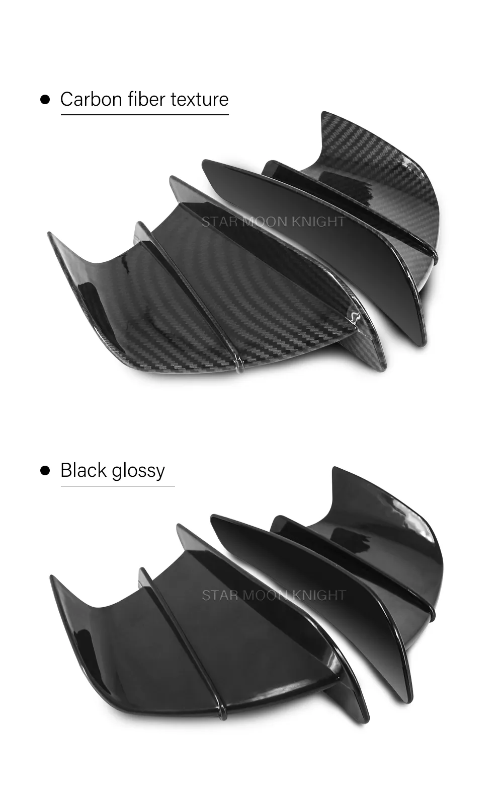 DHgate.com:2024 Carbon Motorcycle Fairing Side Winglet Adjustable ...