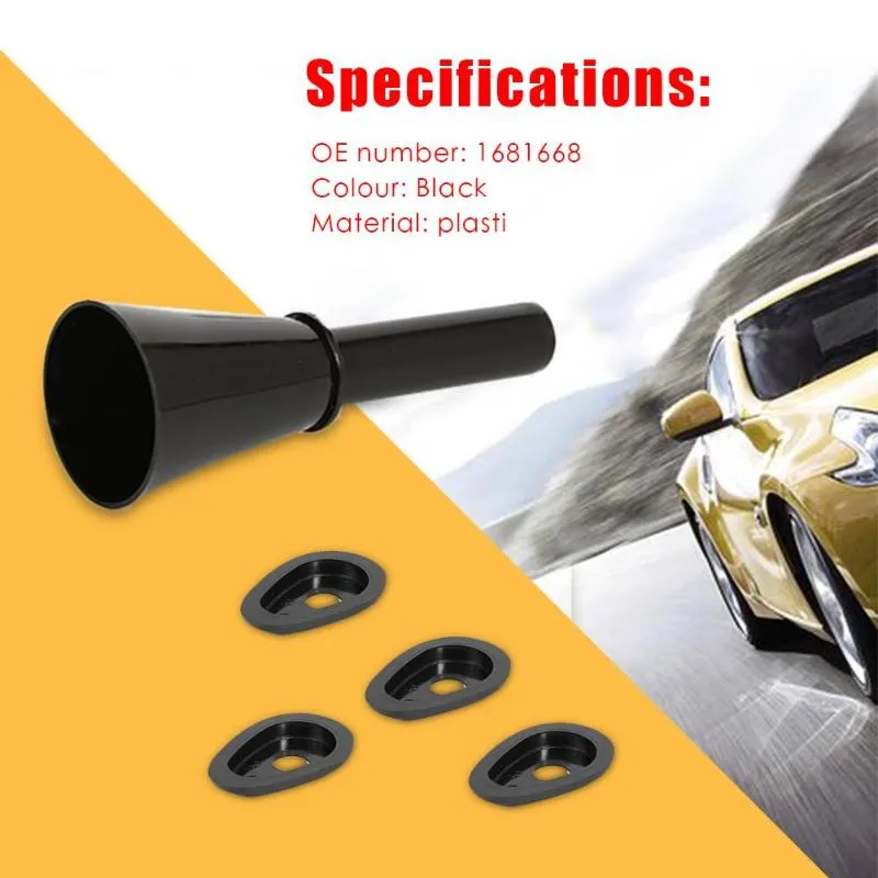 Car Emergency Fuel Gas Petrol Filler Funnel 12 in Black for Ford Focus ...