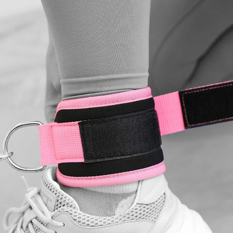 Premium Ankle Straps for Cable Machine - Padded Gym Cuffs for Glute ...