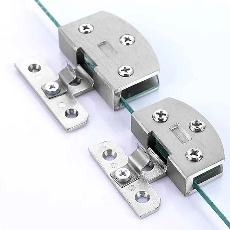 Glass Cabinet Door Hinges 5.53.5cm Expandable, Free Opening, Swivel ...