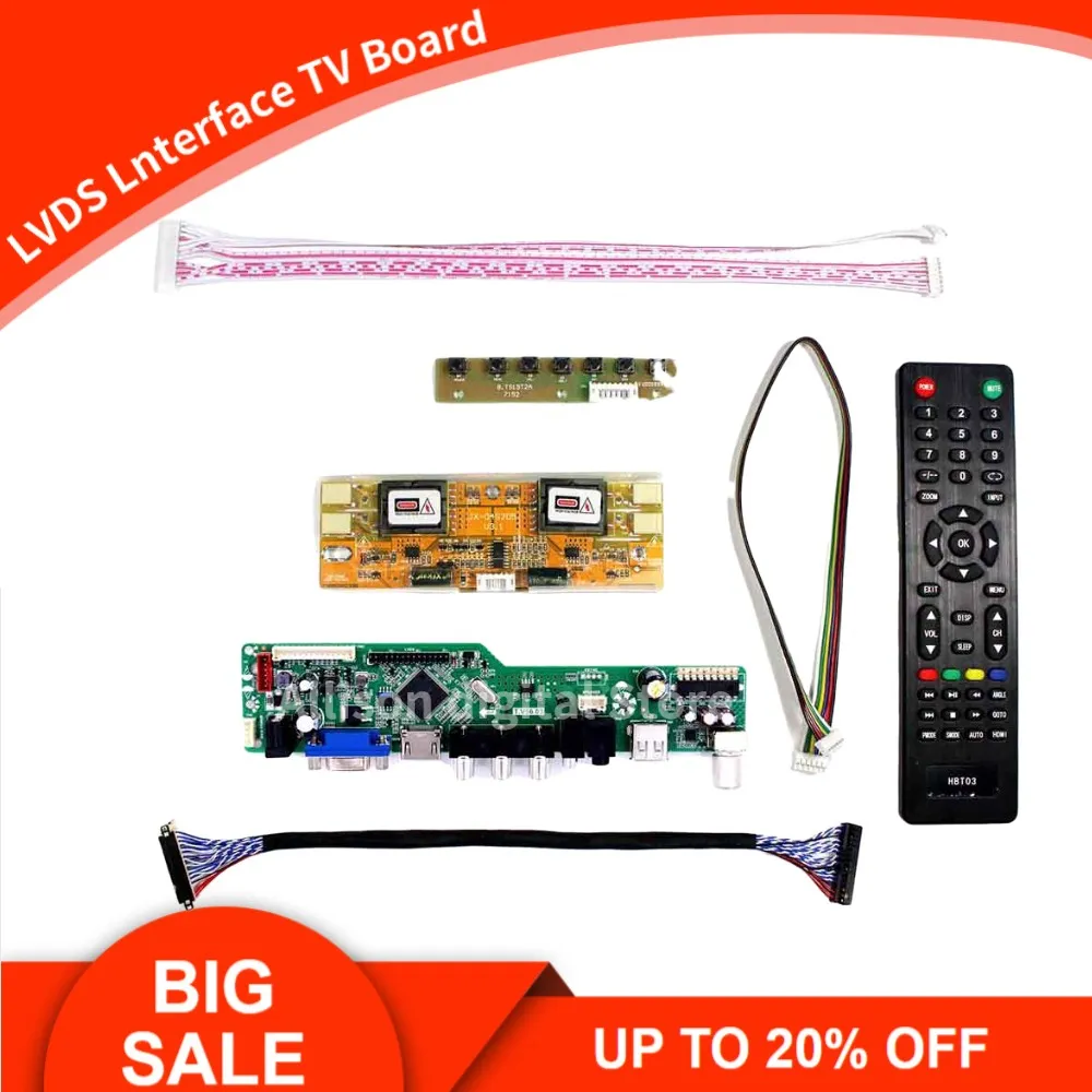 DHgate.com:LTN154P1-L01/L02/L03 LCD TV Controller Board with HDMI VGA ...
