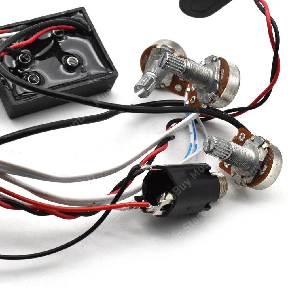 3 Band EQ Preamp Circuit Guitar Dual Potentiometer For Active Bass ...