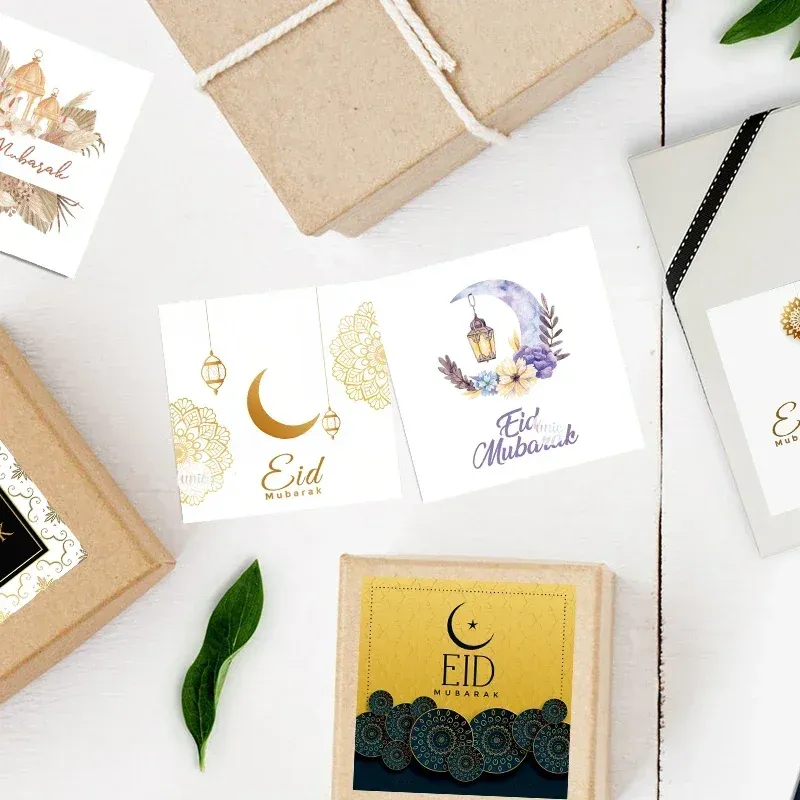 Islamic Eid Mubarak Stickers - Celebrate Holidays with Eid Al-Fitr ...
