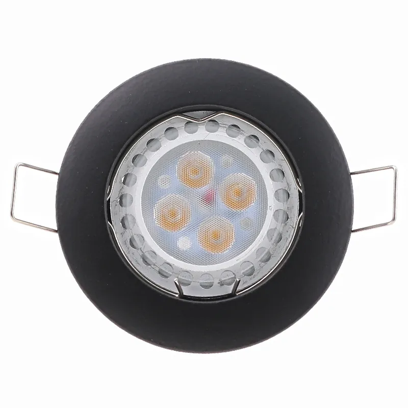 DHgate.com:MR16 GU10 LED Recessed Light Fixture Trim Round Downlight ...