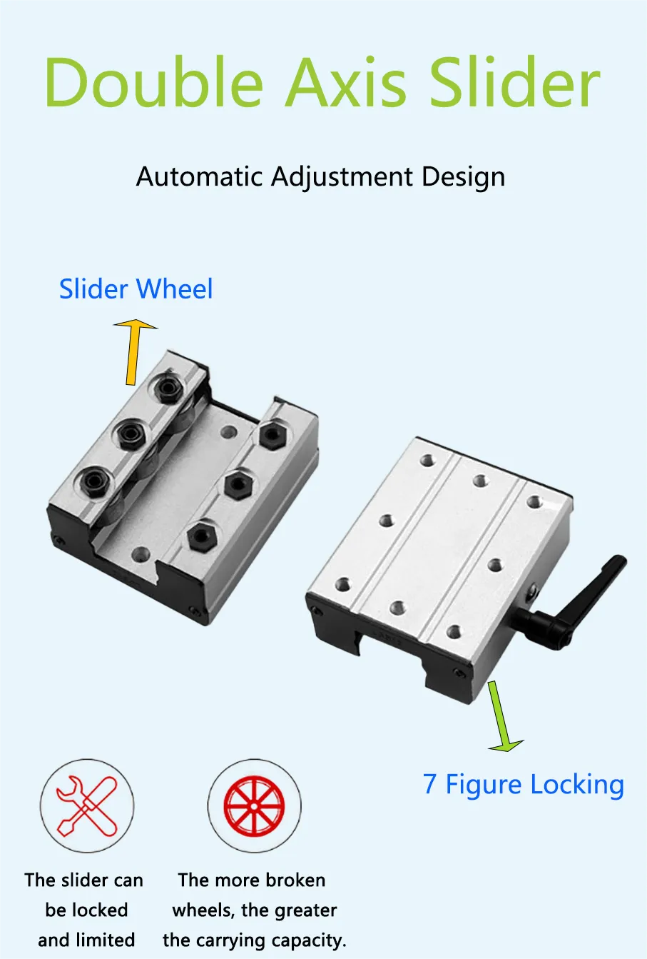 High Speed External Dual Axis Linear Guide Rail, Square Track, High ...