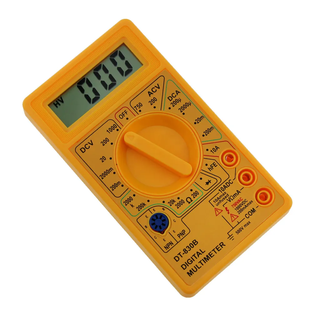 DT-830B LCD Digital Multimeter Electric Voltmeter Ammeter Tester AC/DC ...