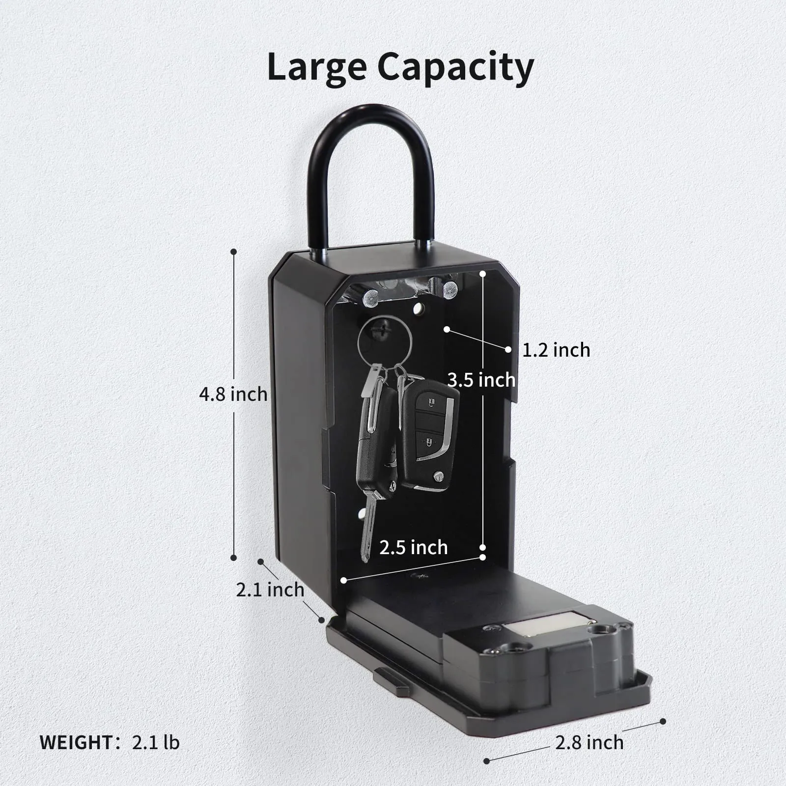TTLock X5 Smart Door Lock with Fingerprint/App/Password/Key Access, Wi ...