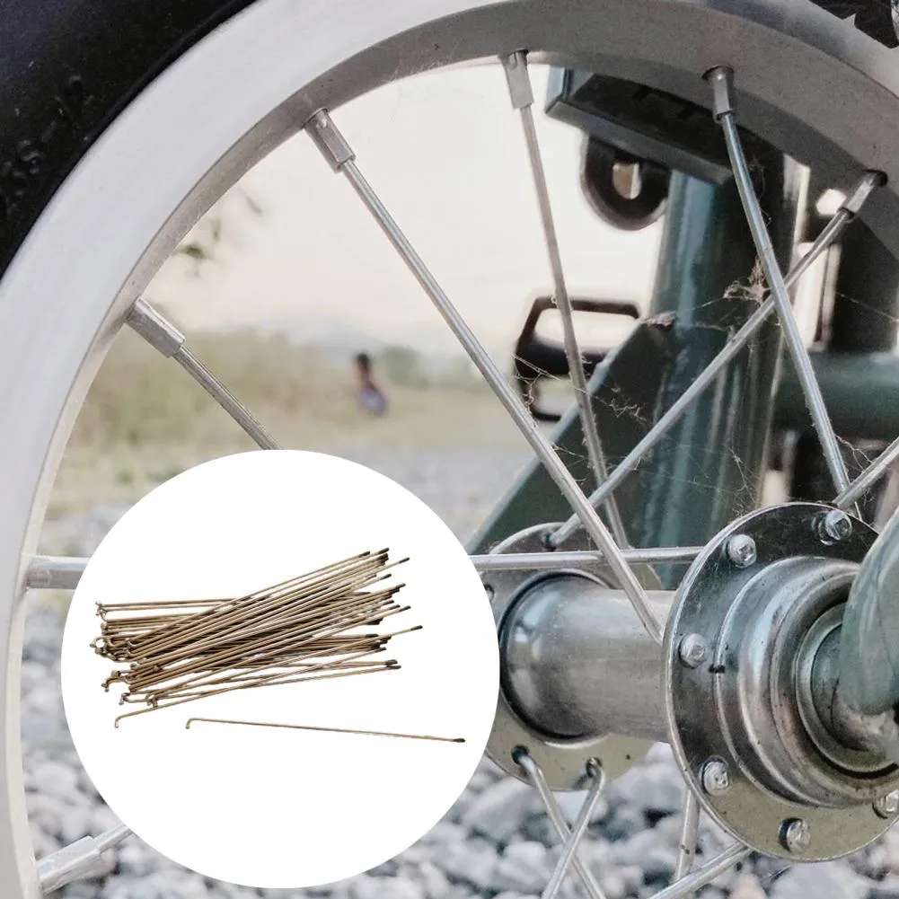 DHgate.com:36Pcs Steel Bike Spokes - 2.5mm Rust-Resistant Bicycle Wheel ...
