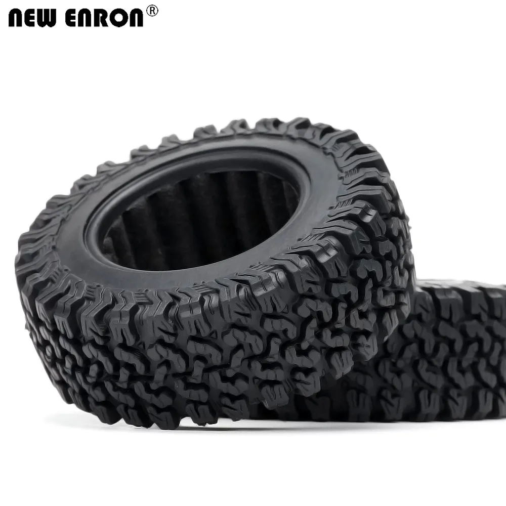 90mm 1.9 Rubber Wheel Tyre RC Tire for 1/10 RC Crawler Car Rock TRX4 ...