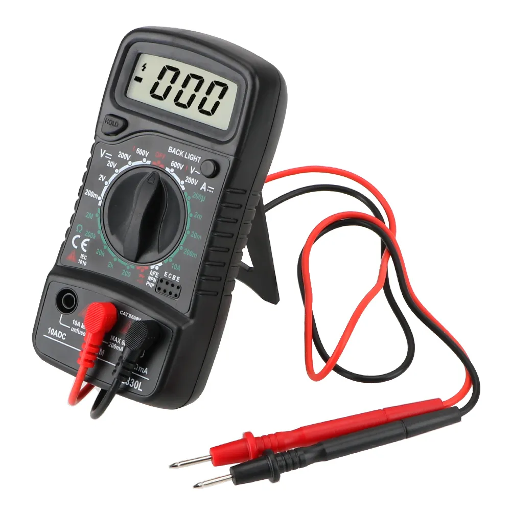 Digital Ammeter Volt Ammeter, Handheld Electrical Tester for AC/DC ...