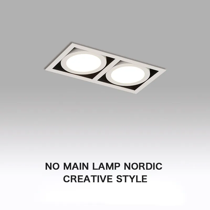 DHgate.com:Rectangular LED Downlight - Dimmable Grille Ceiling Lamp for ...