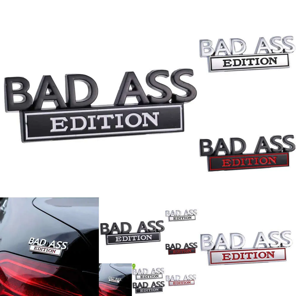 3D Metal BAD ASS Emblem - Universal Car/Motorcycle/Truck Decal Sticker ...