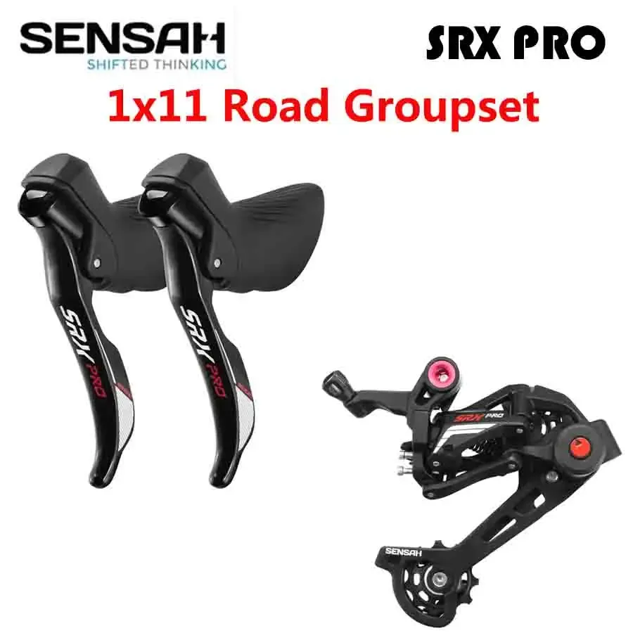 Sensah SRX PRO 1x11 Speed Road Bike Groupset: 11s STI R/L Shifter and ...