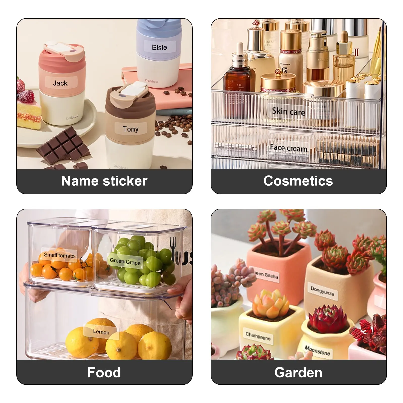 D11 D110 Label Sticker Paper Roll Replacement for Niimbot Printer White ...