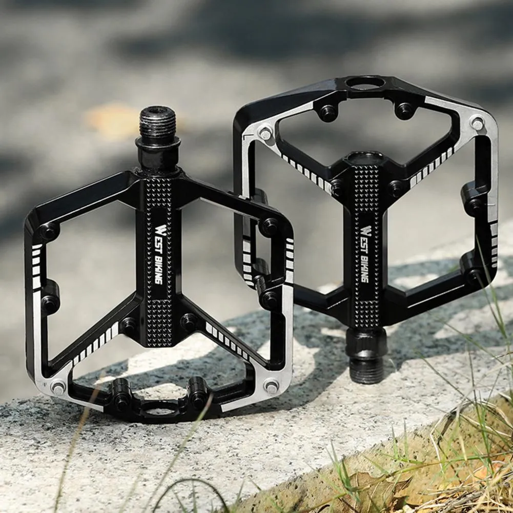 Lightweight Aluminum Bike Pedals - Double Bearing, Stable Riding, Best ...
