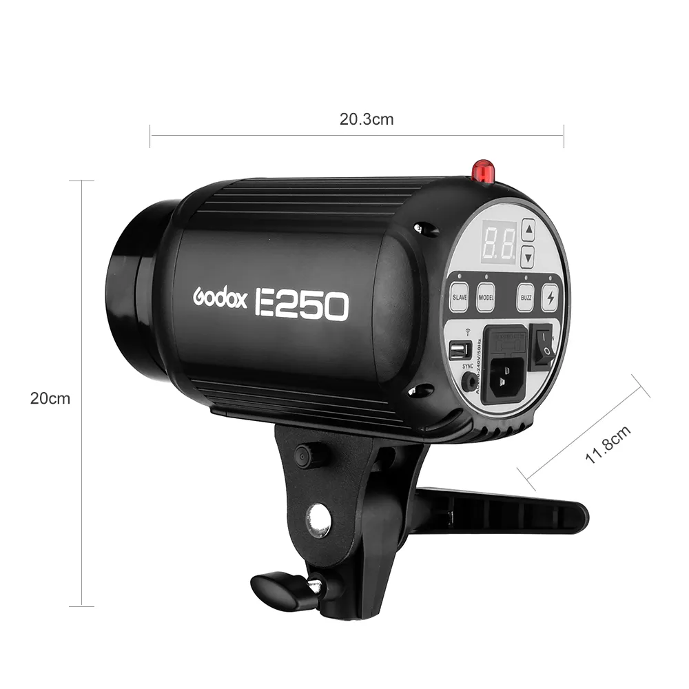 DHgate.com:Godox E250 Pro 250W Photography Studio Flash Strobe Light ...