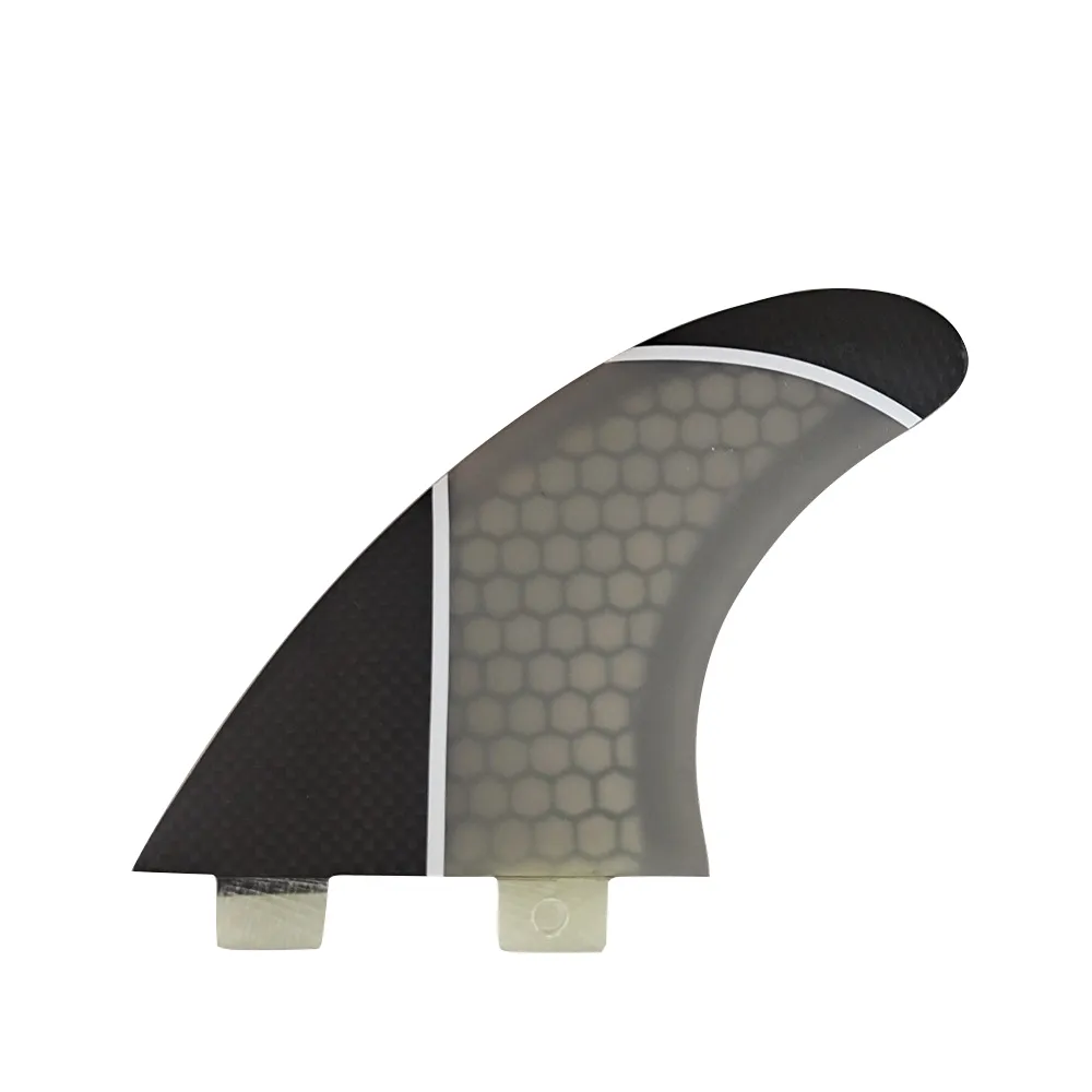 Performance Glass Quad Fins for Fish Funboard Shortboard Grey, Quad ...