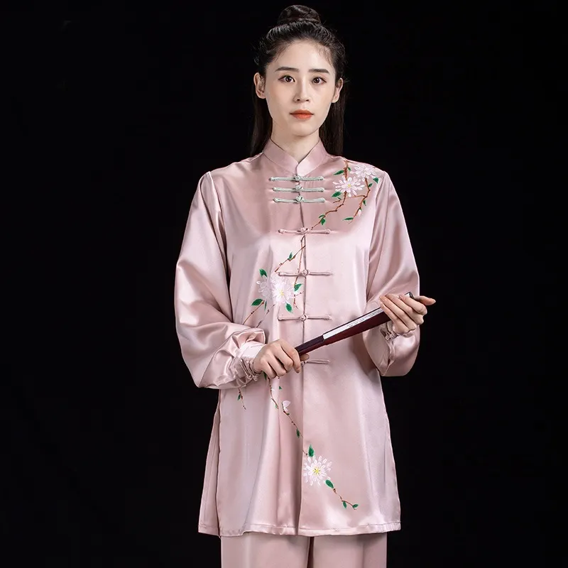 Soft Silk Tai Chi Suit: Women's Kung Fu Martial Arts Uniform Wing Chun ...
