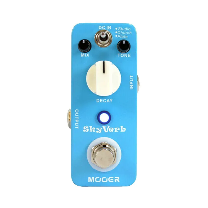 Mooer Reverb Pedal Electric Acoustic Processor MRV2 Sky Verb Digital ...