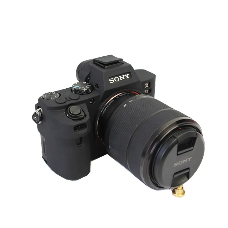 Soft Silicone case Rubber Protective Body Cover Case Skin for Sony A7 ...