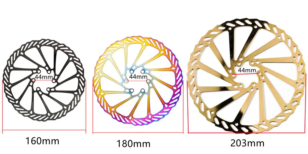 Premium Cycle Brake Disc: 160/180mm MTB Disc Brakes Rotor - Ultra-Light ...