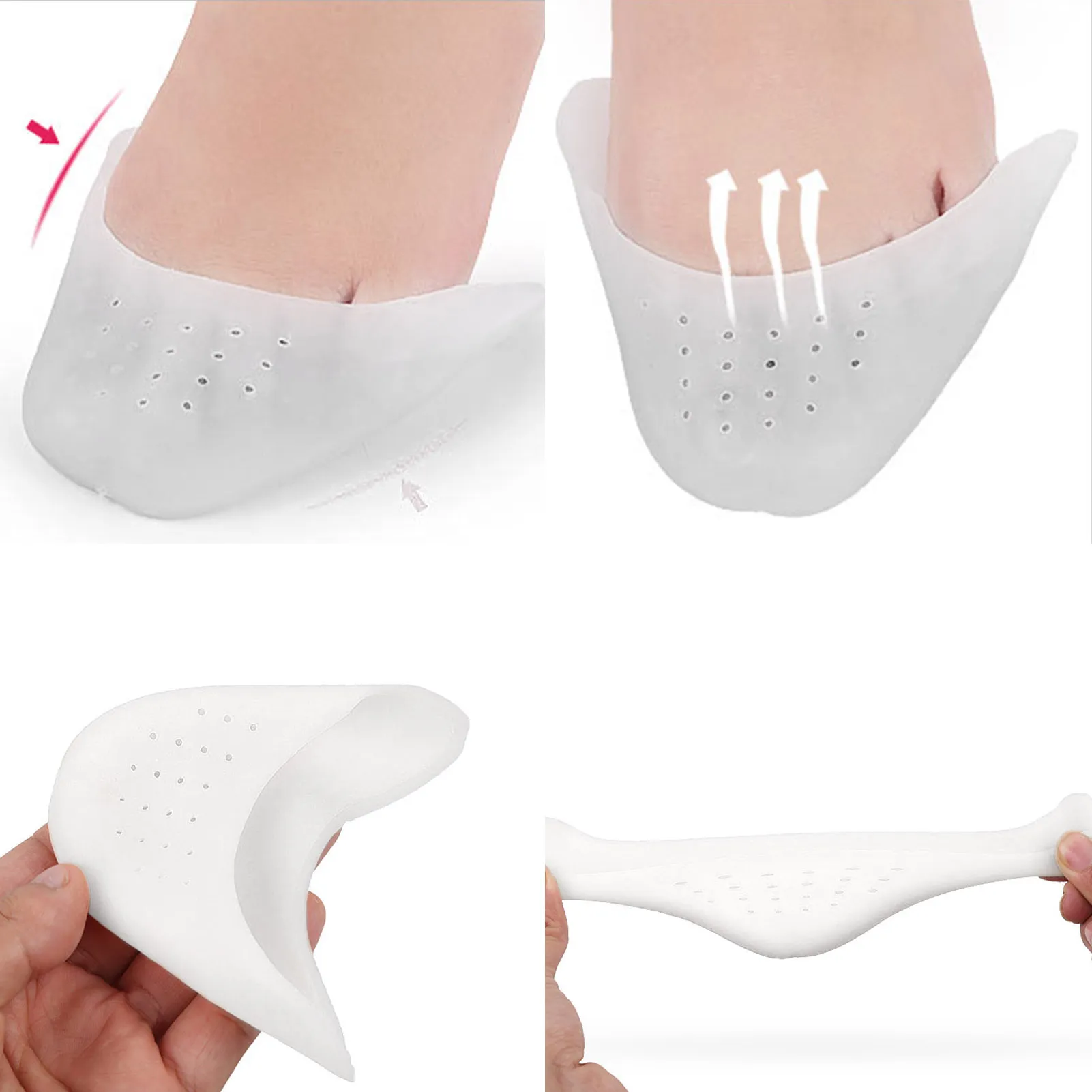 Super Soft Ballet Toe Pads Thickened Pointe Dance Shoes Toe Protectors ...
