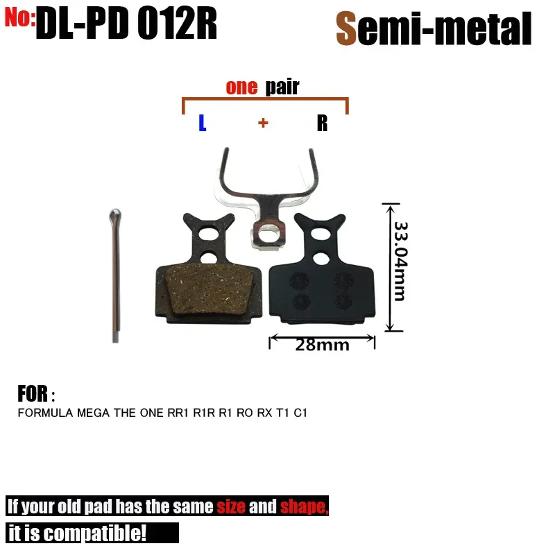 DHgate.com:4 Pair Semi-Metallic Disc Brake Pads for FORMULA MEGA THE ...