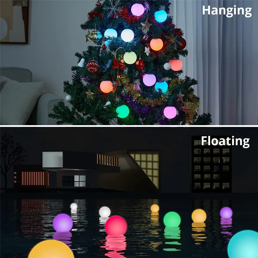 Rechargeable LED Floating Pool Light Remote New Color... From ...