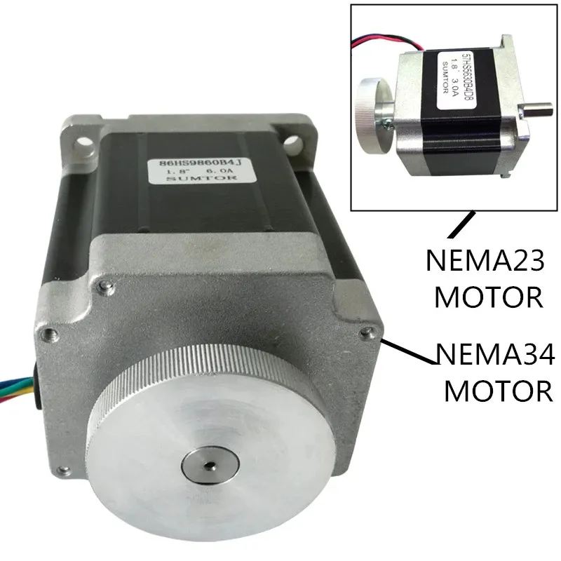 CNC Dual/Double Shaft Motor Stepper Motor With Inner Holes Nema17 ...