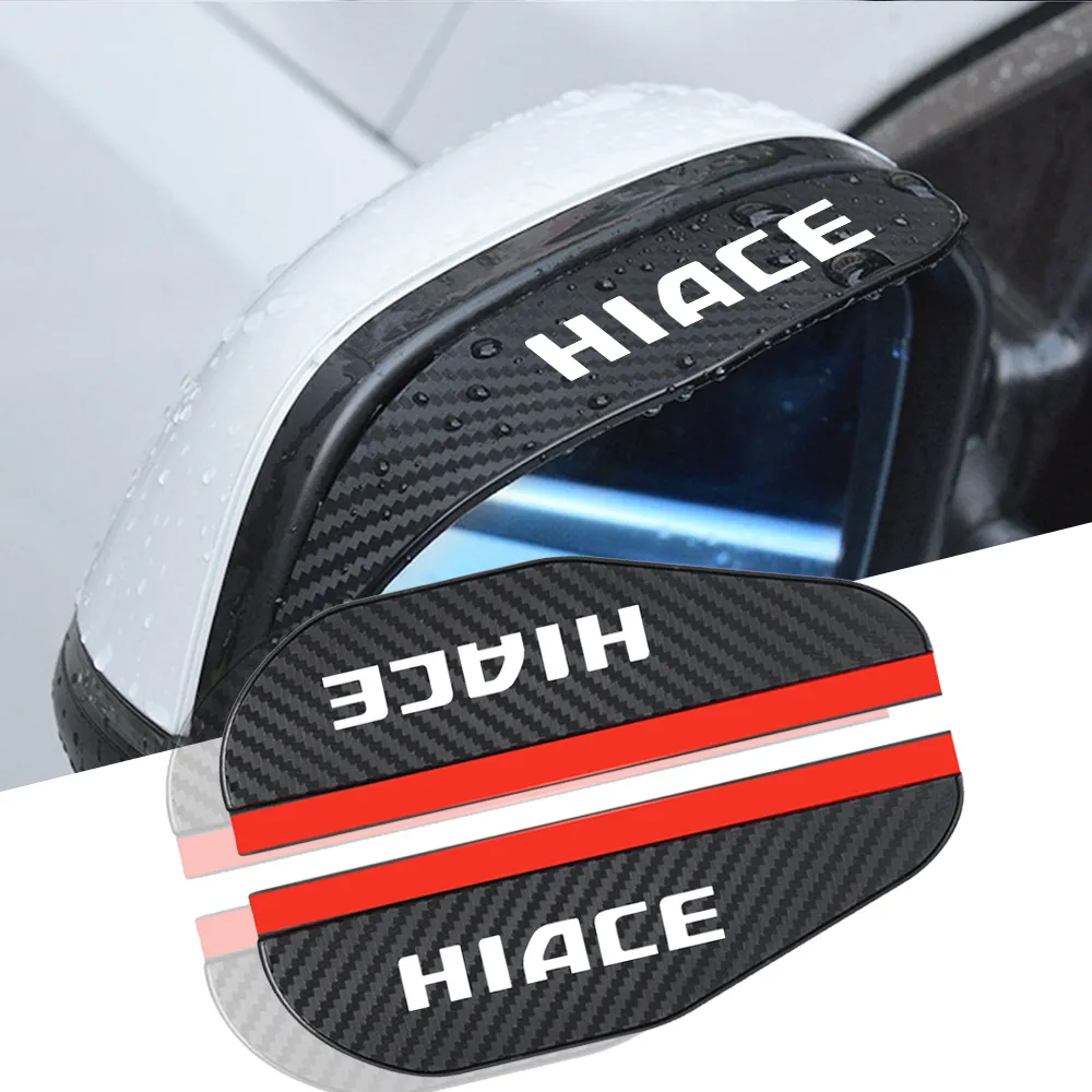 Car Rear View Mirror Sticker Rain Eyebrow Weatherstrip Auto Accessories ...