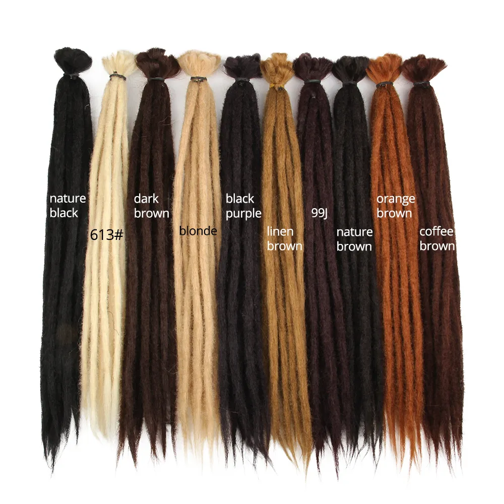 Handmade Synthetic Dreadlock Dreadlock Extensions 5 Strands, 20 36 ...
