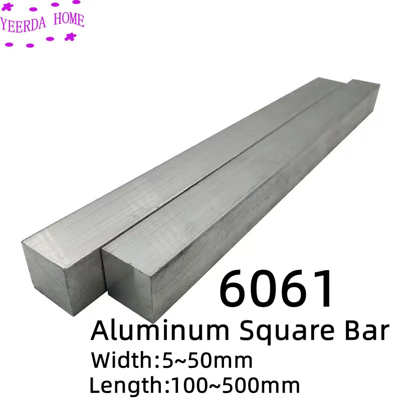 6061 T6 Solid Block Stock Plate Machined with Aluminum Square Flat Bar Plate for CNC Block metal ...